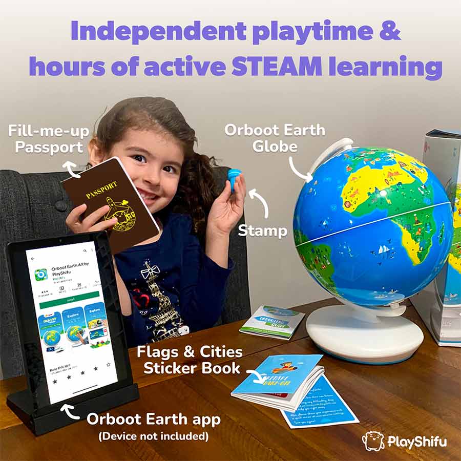 Shifu014-Orboot Earth by PlayShifu (App Based) - Educational AR Globe ...